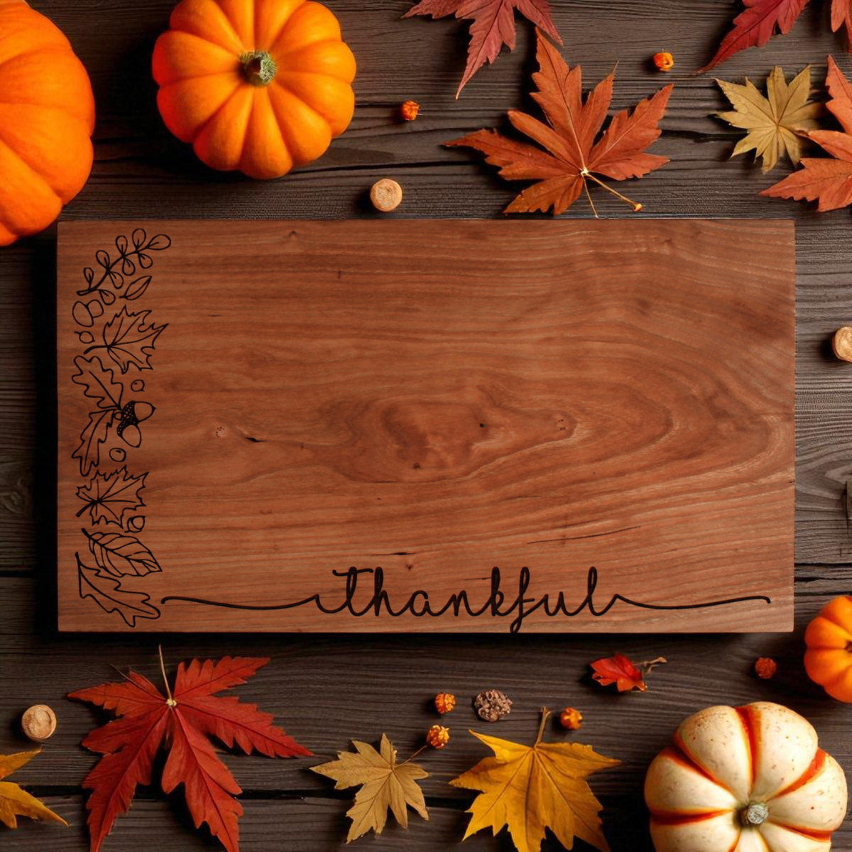 Thankful Harvest Cutting Board - Wooden Cutting Boards For Sale ...
