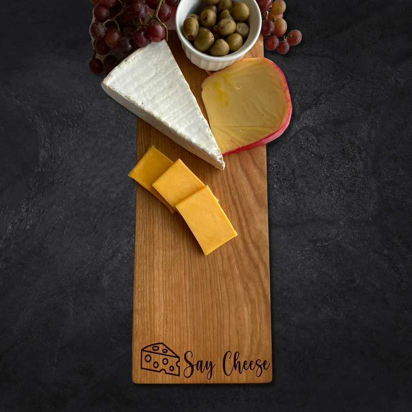 Say Cheese! Hardwood Cheese Board For Sale Online | Battle Born Wood Shop