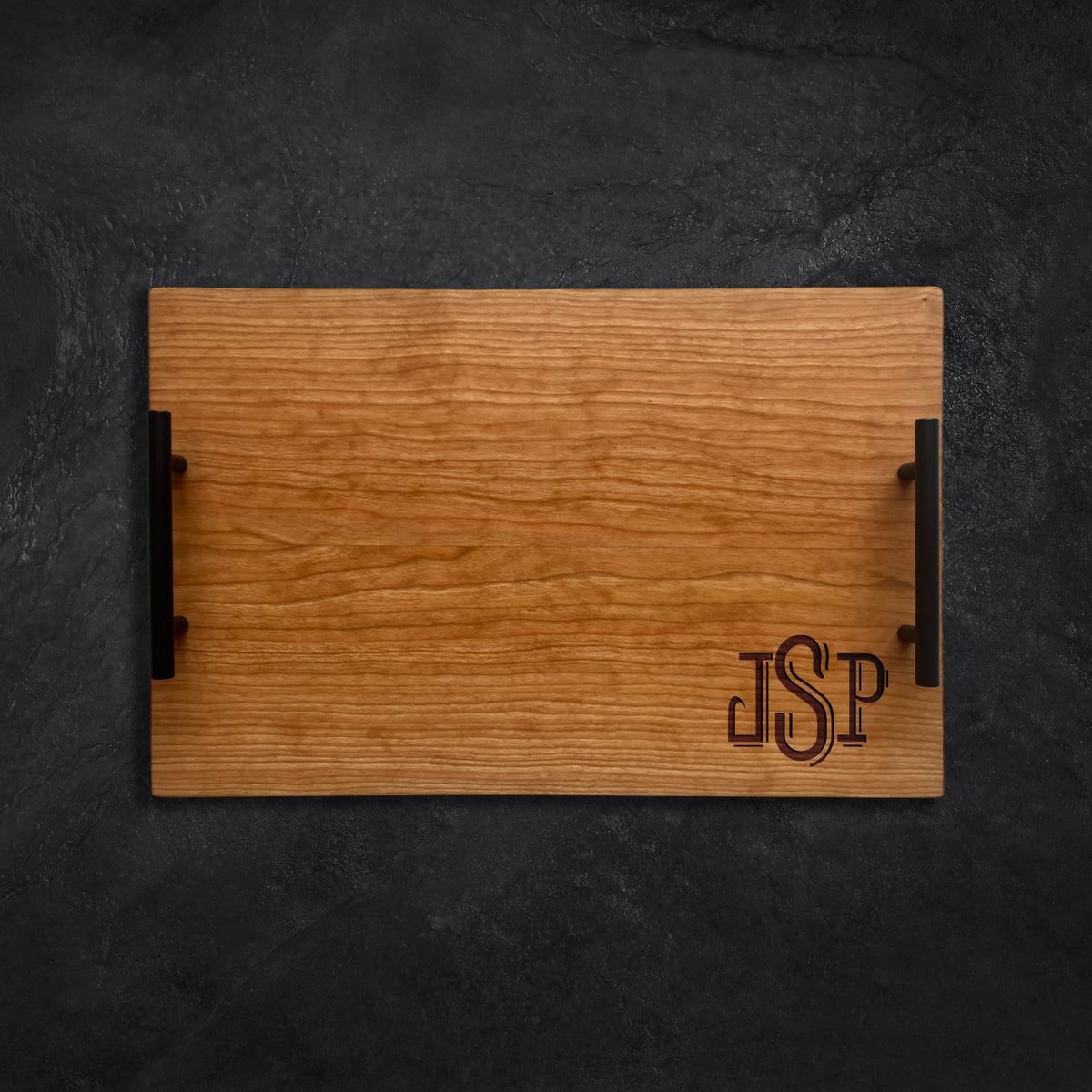 Modern Monogram Personalized Serving Tray - Personalized Cutting Boards ...
